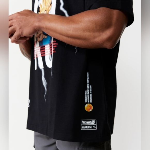 Vanquish | Shirts | Vanquish Vqfit Dbz Goku Oversized Tee | Poshmark